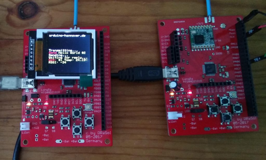 LoRa-Funktechnik bei Arduino Hannover | Arduino-Hannover