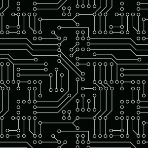 seamless-pattern-of-circuit-board-black | Arduino-Hannover